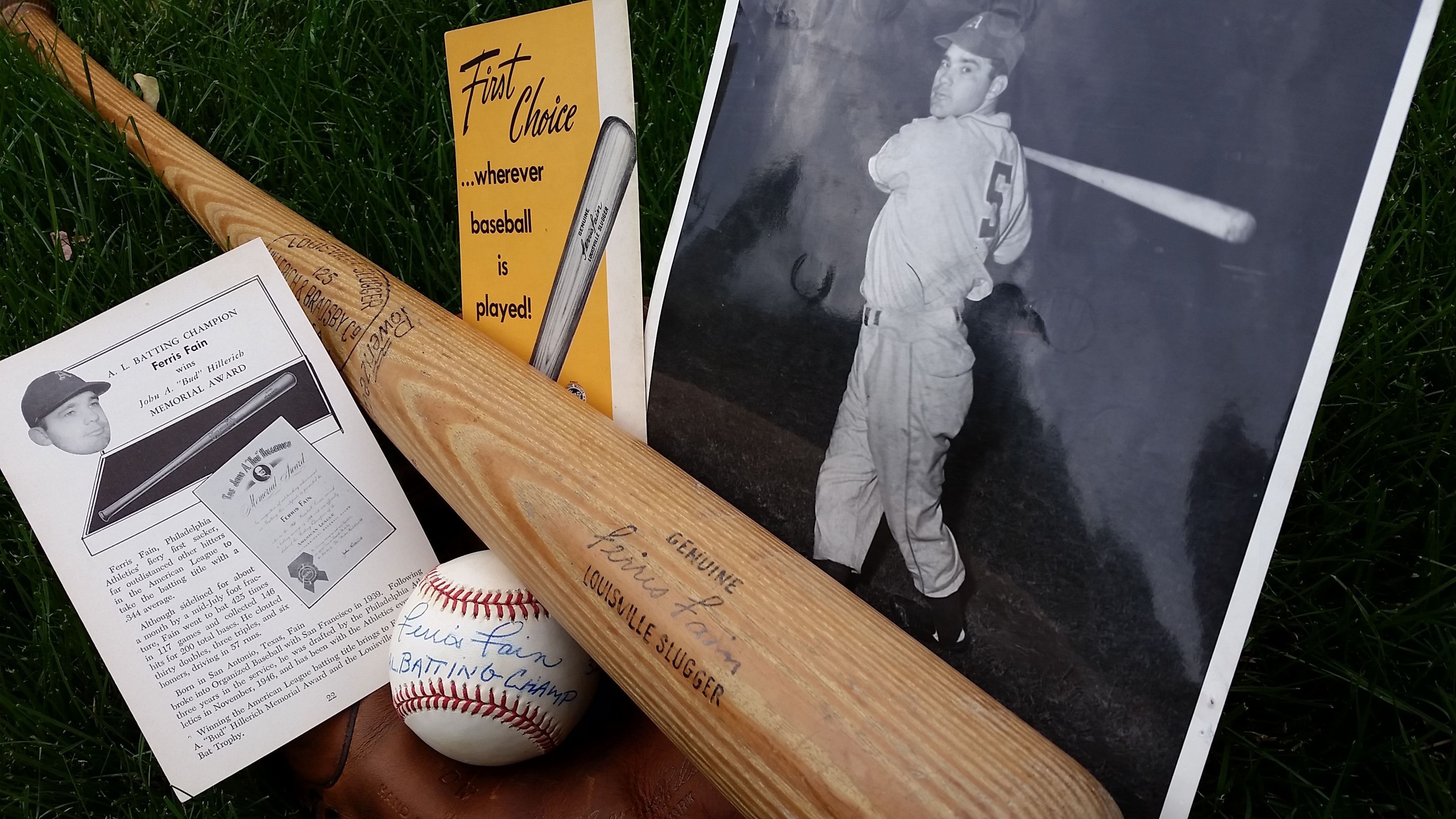Close to Completion: Restoring a 1950s Ferris Fain Signature Model Bat ...