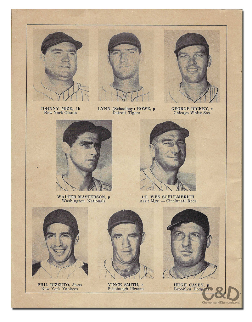 Game 4 – 1944 Service World Series, NAS Kaneohe Bay – Chevrons and Diamonds