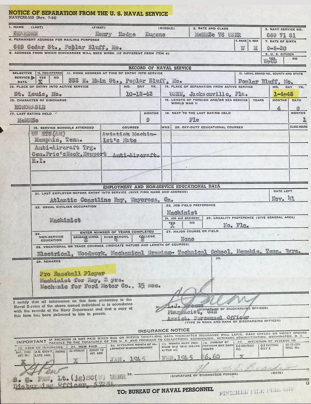 Laying Gene Bearden’s USS Helena Story to Rest – Chevrons and Diamonds