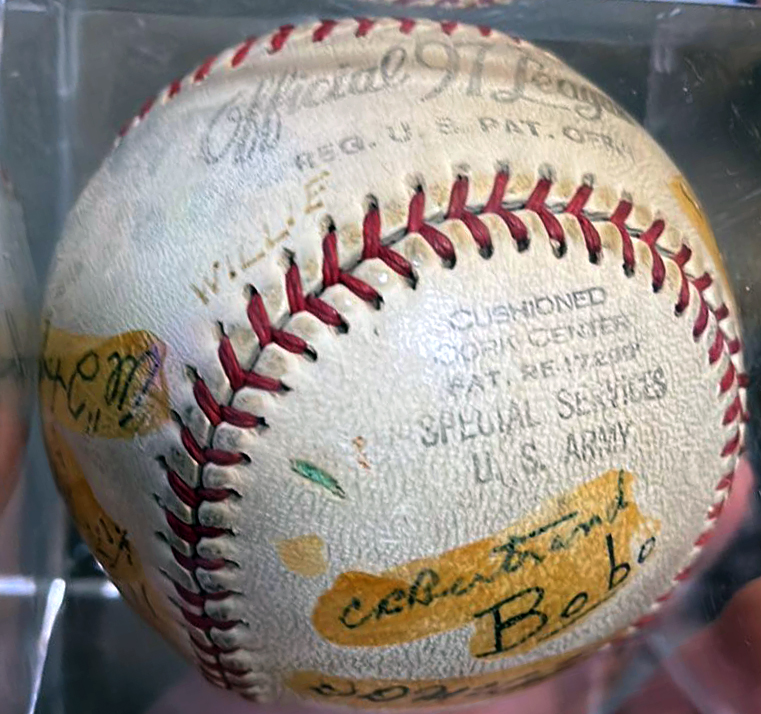 1945 GoldSmith “Official 97 League” VS-57 Baseball – Chevrons and Diamonds