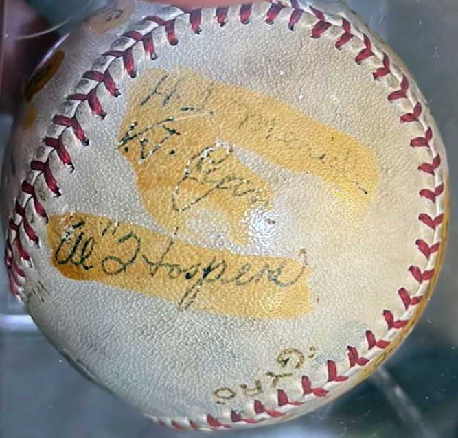 1945 GoldSmith “Official 97 League” VS-57 Baseball – Chevrons and Diamonds