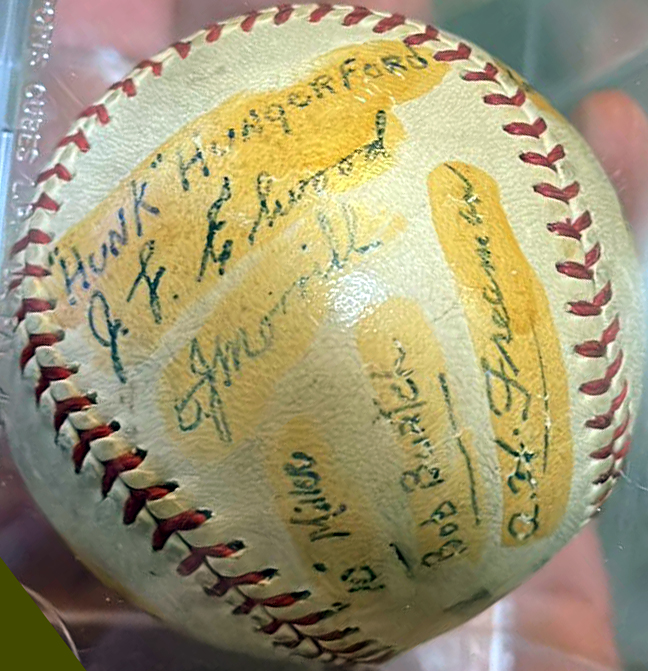 1945 GoldSmith “Official 97 League” VS-57 Baseball – Chevrons and Diamonds